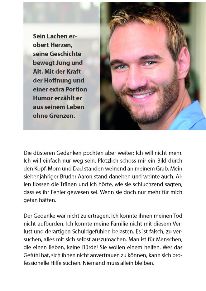 Nick Vujicic - Leben ohne Grenzen